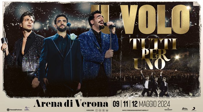 Biglietti Il Volo TUTTI PER UNO- Clappit